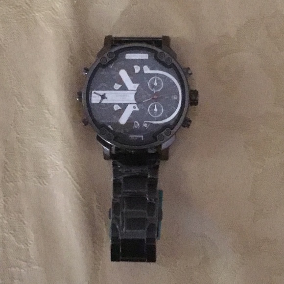 Diesel | Accessories | Gray And Black Men Diesel Watch | Poshmark